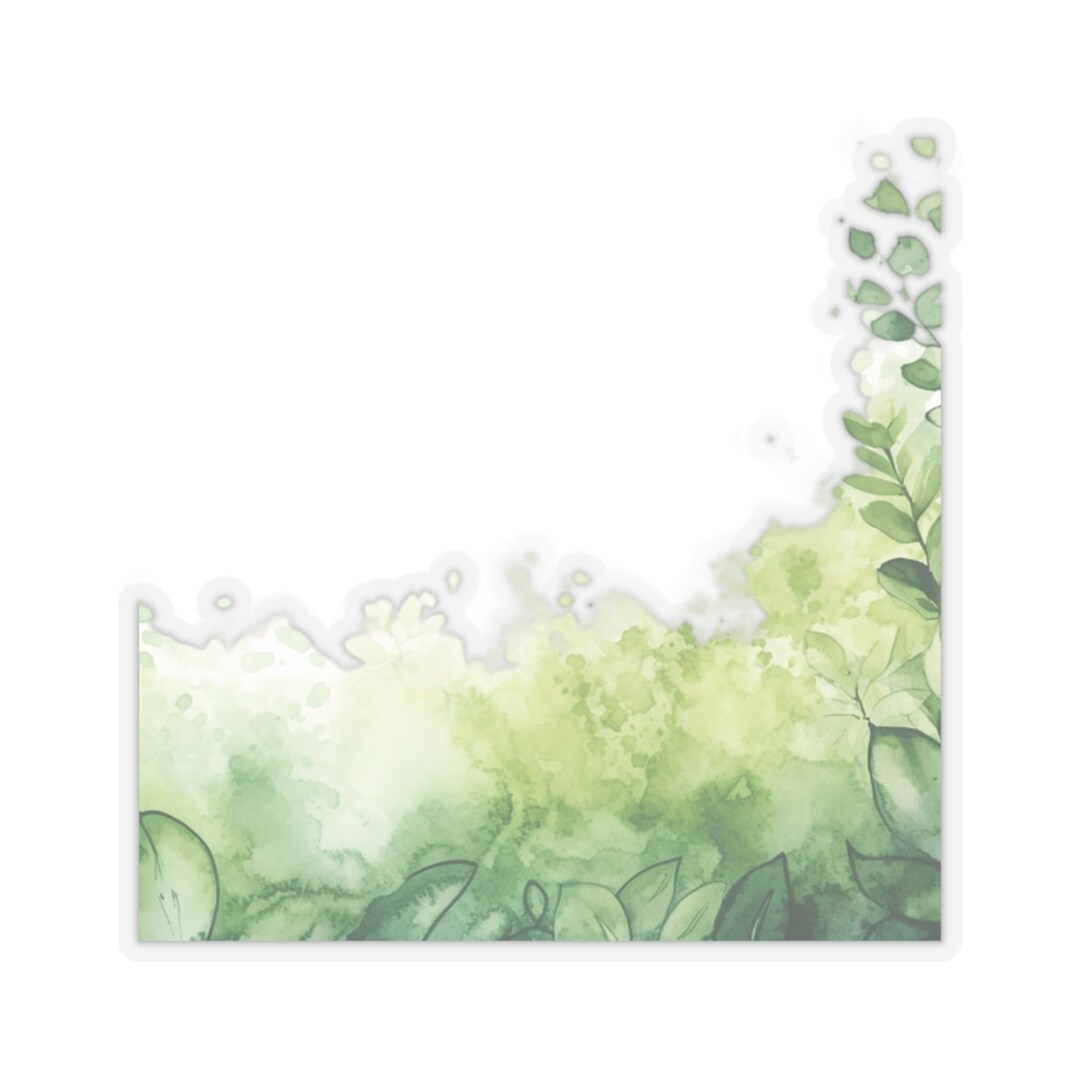 Decorative Border Stickers, Transparent Kiss Cut Decal, for Stationery ...