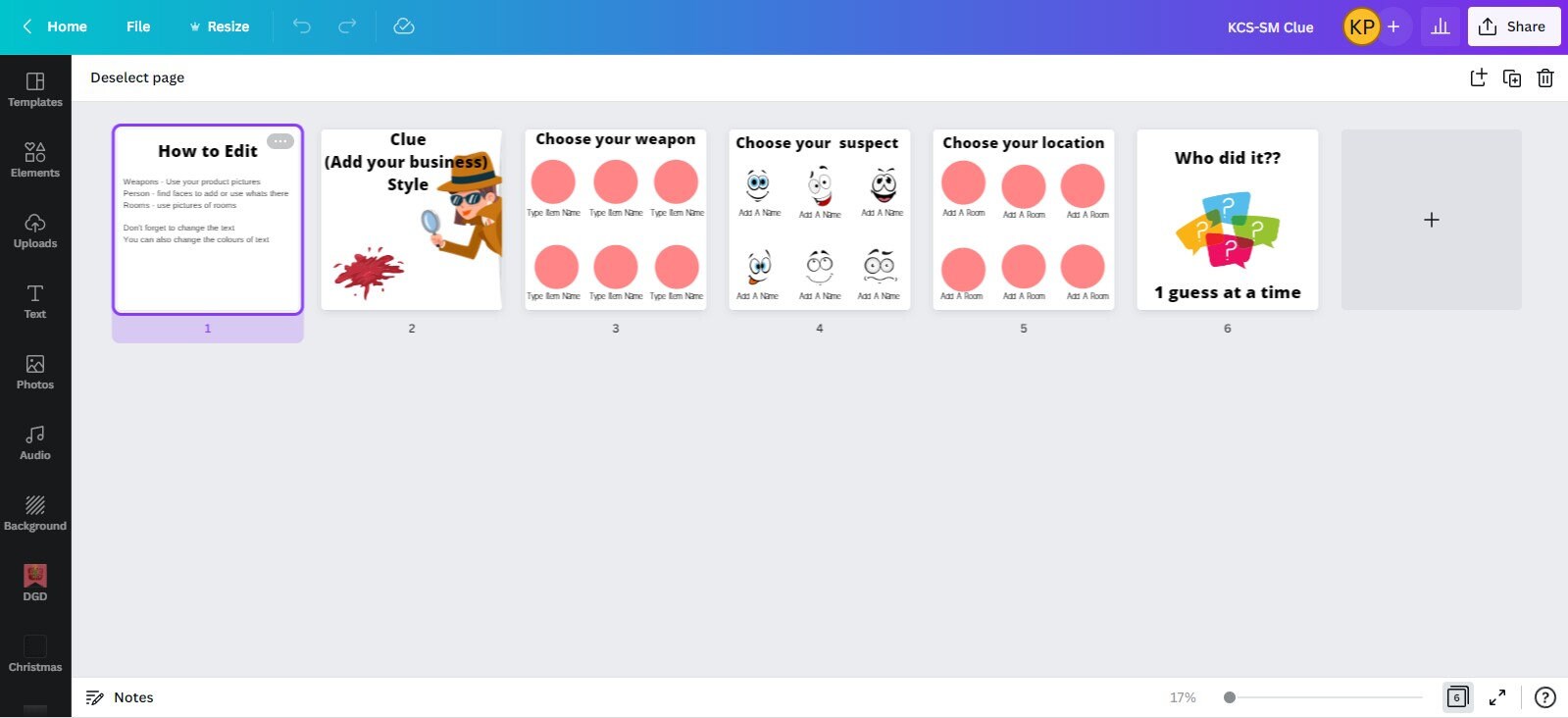 Canva Template - Social Media Games, Facebook, Instagram, Direct Sales ...