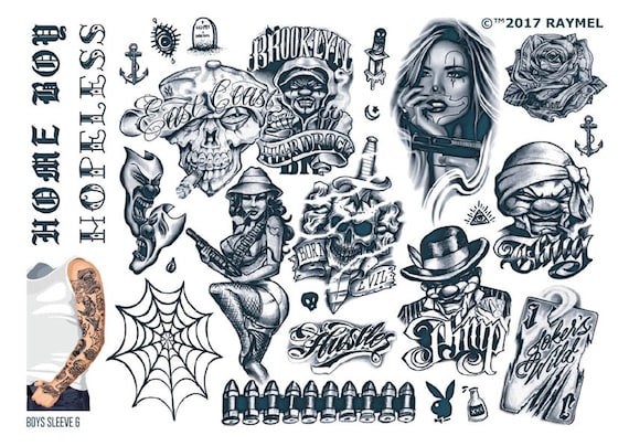 Gangsta Tattoo Designs Volume 1