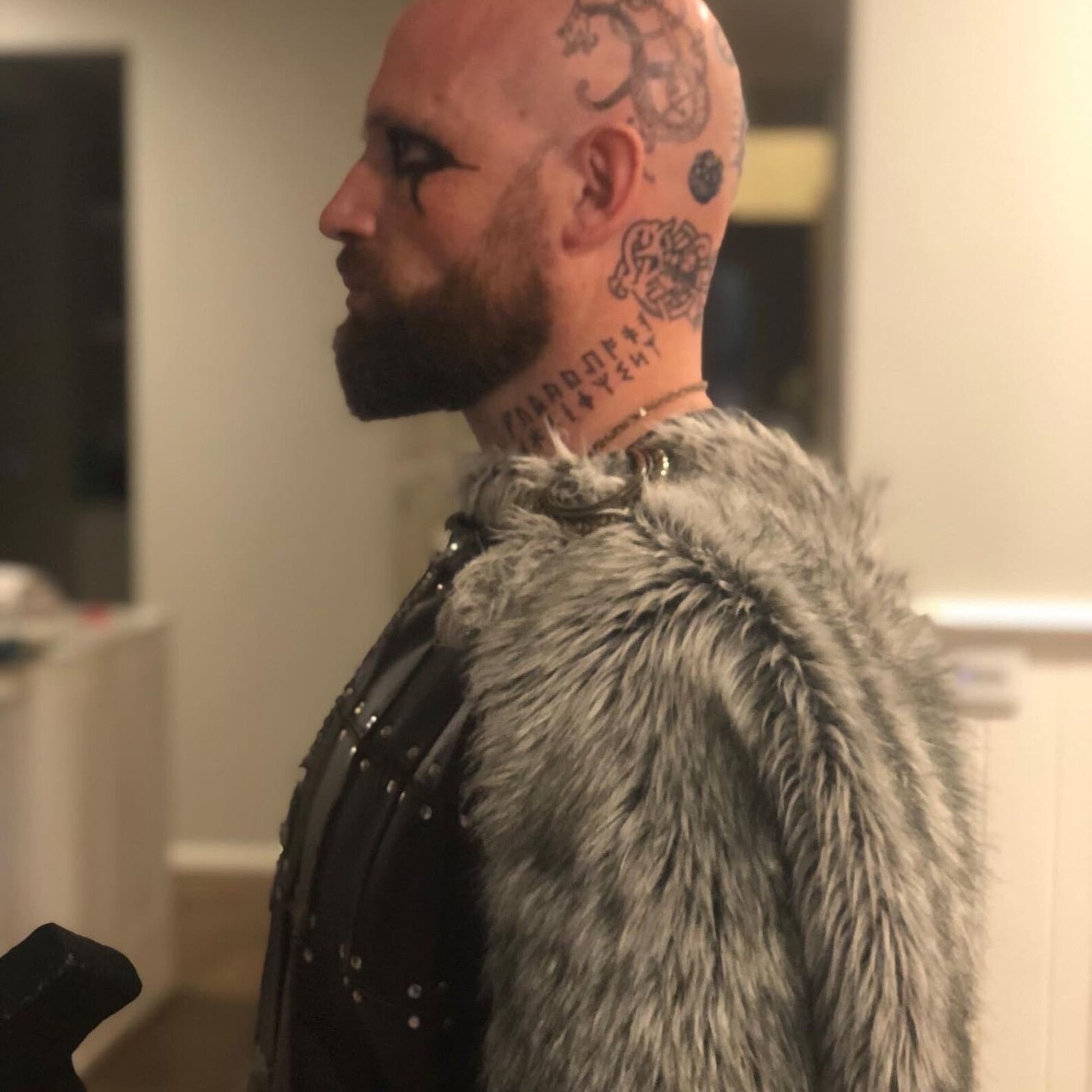 Viking Set 2 Temporary Tattoo Rapper Tattoos Post Malone Temp - Etsy