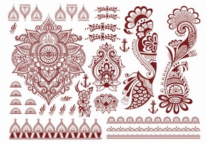 Custom Temporary Tattoos A5 Sheet Full of Your Own Tattoo - Etsy