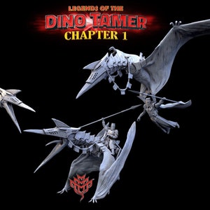 Pterodactyl and Armageddon Knight, Dino Tamer 1 , Mini Monster Mayhem ...