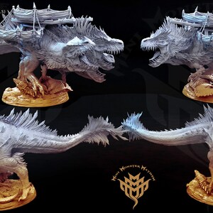 Cerberus Rex 1 or 3 head T-Rex Mini Monster Mayhem Life | Etsy