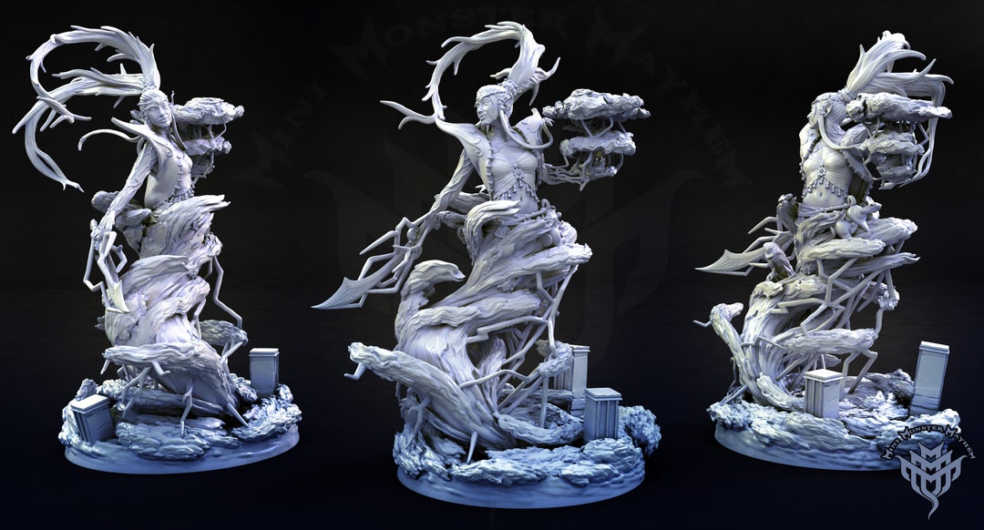 Air Genie Miniature, Djinn, Mini Monster Mayhem, Aspects of Terra ...
