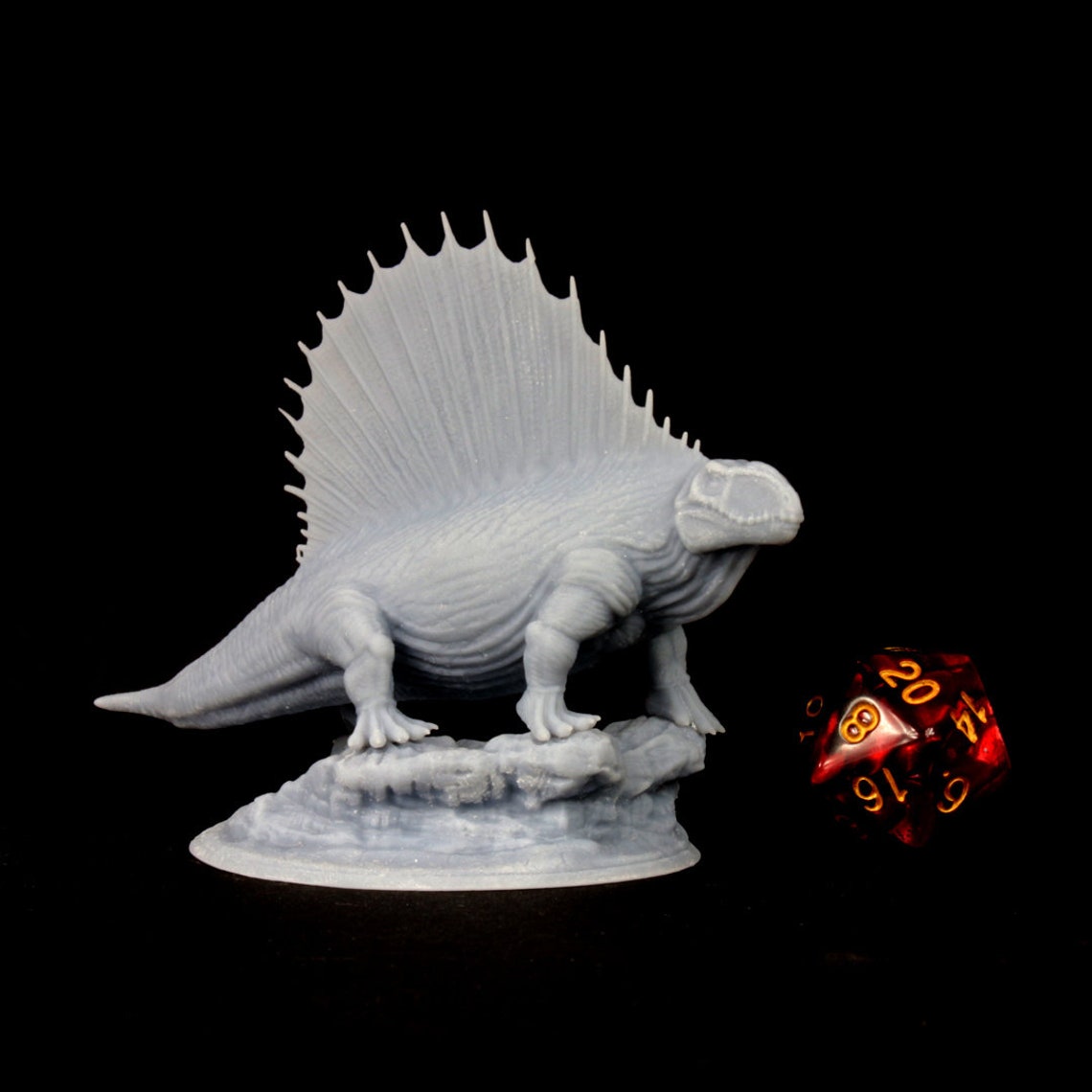 Dimetrodon, Jurassic Tribe, Dinosaur, Dnd, Resin Miniature, 3D Printed ...