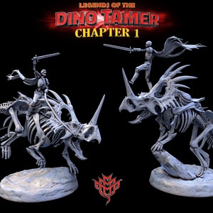 Styracosaurus, Undead Skeleton, Morty Necratops, Dino Tamer 1 , Mini ...