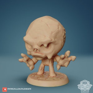 Golem Chibi Miniature, Clay Golem, Flesh Golem, Iron Golem, Stone, Dice ...
