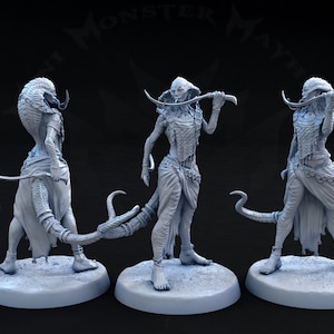 Yuan-ti Miniature, Snake Folk, Mini Monster Mayhem, Awaken Beast Within ...