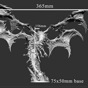 Giant Centipede Dragon, Mini Monster Mayhem, Infestation, Resin TTRPG ...