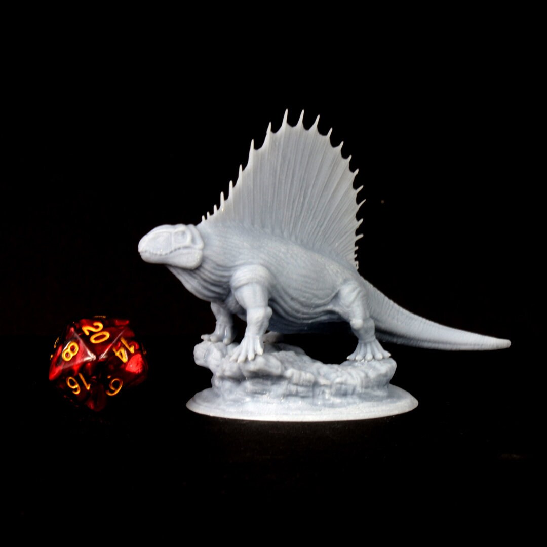 Dimetrodon Jurassic Tribe Dinosaur Dnd Resin Miniature 3D - Etsy