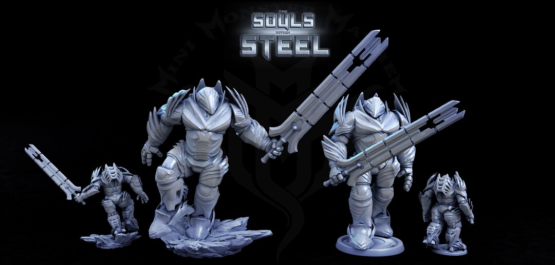 Steel Titan Giant Construct, Mini Monster Mayhem, Souls With Steel ...