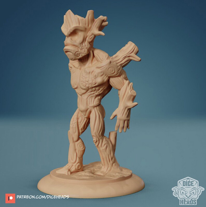 Ent Chibi Miniatures Dice Heads TTRPG Mini Dnd Pathfinder | Etsy