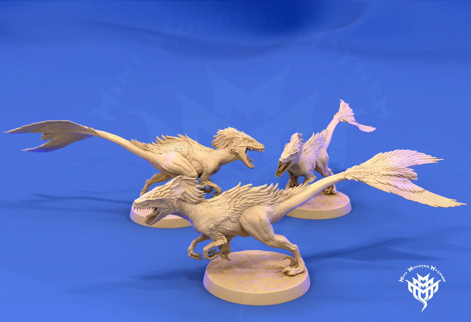 Feathered Raptors, Dinosaur, Velociraptor, Mini Monster Mayhem, Life ...