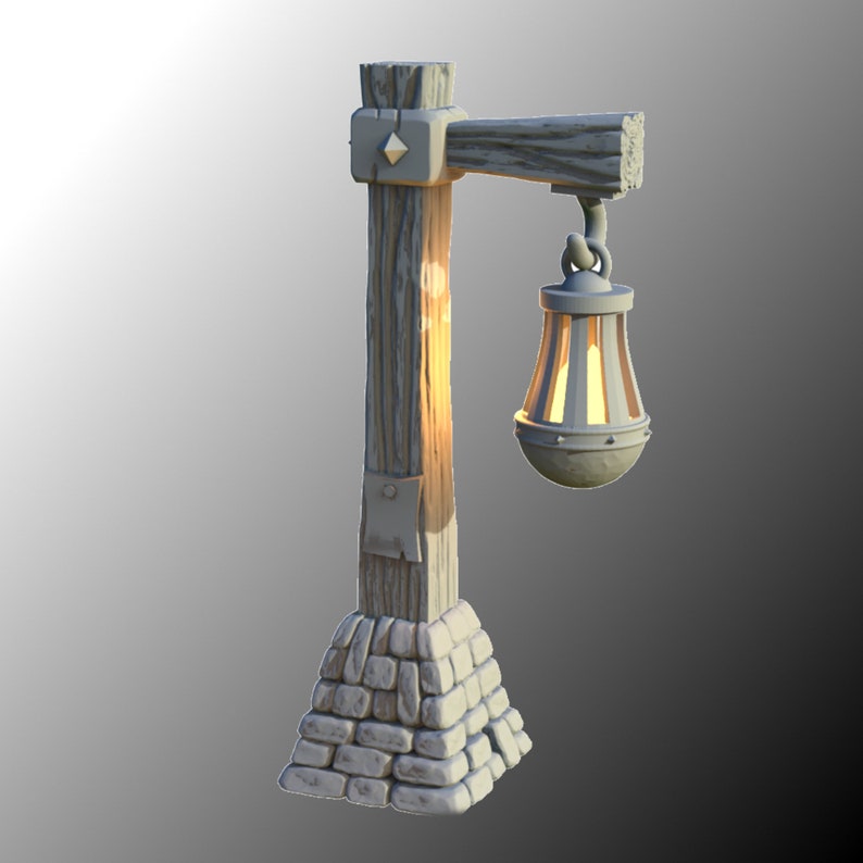 Hanging Brazier Post LED Fantasy Miniatures Light Effect - Etsy