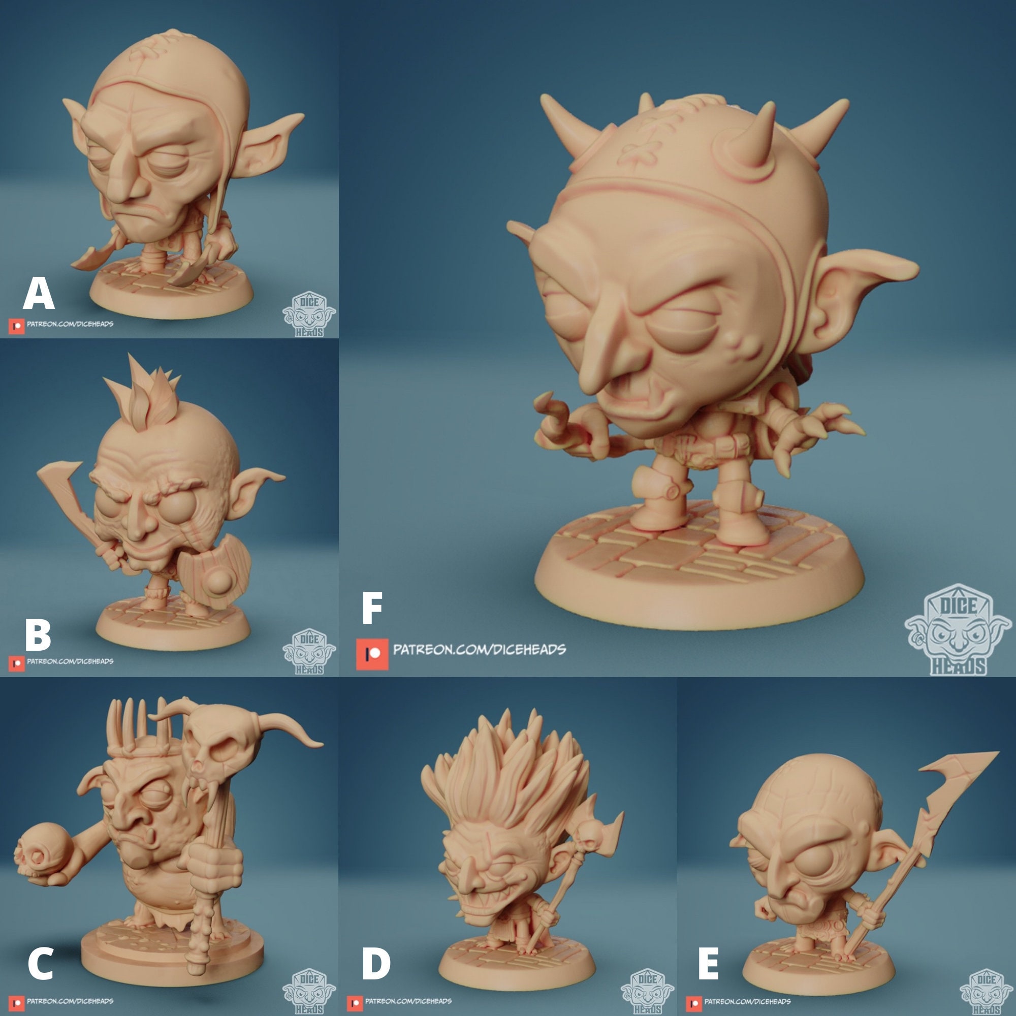 Toys Toys & Games Chibi Goblin Warrior Miniature etna.com.pe