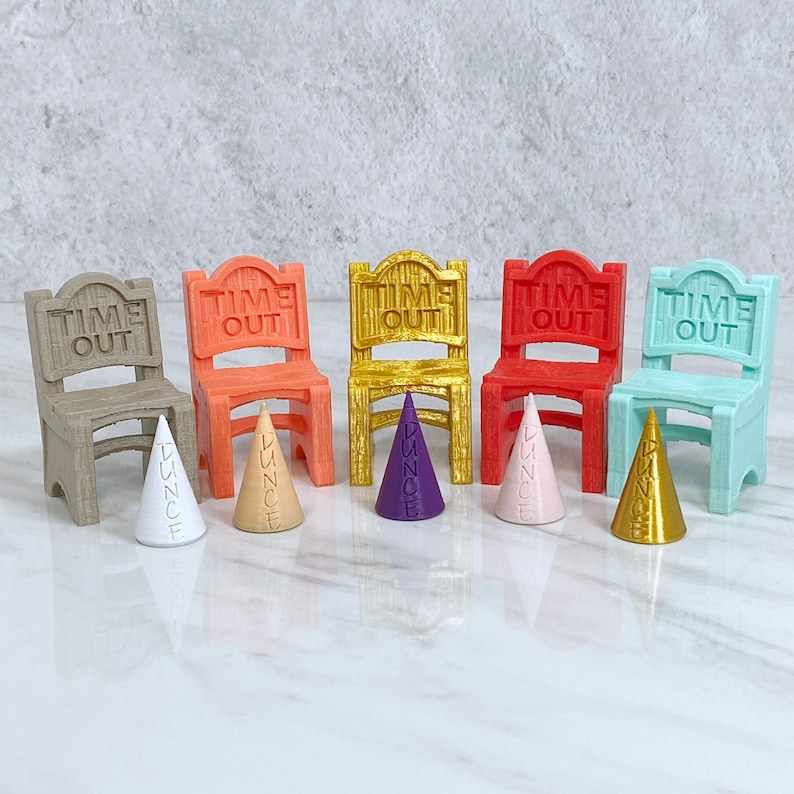 Time Out Chair Dice Jail Dunce Hat Cap 3D Printed RPG Gift - Etsy