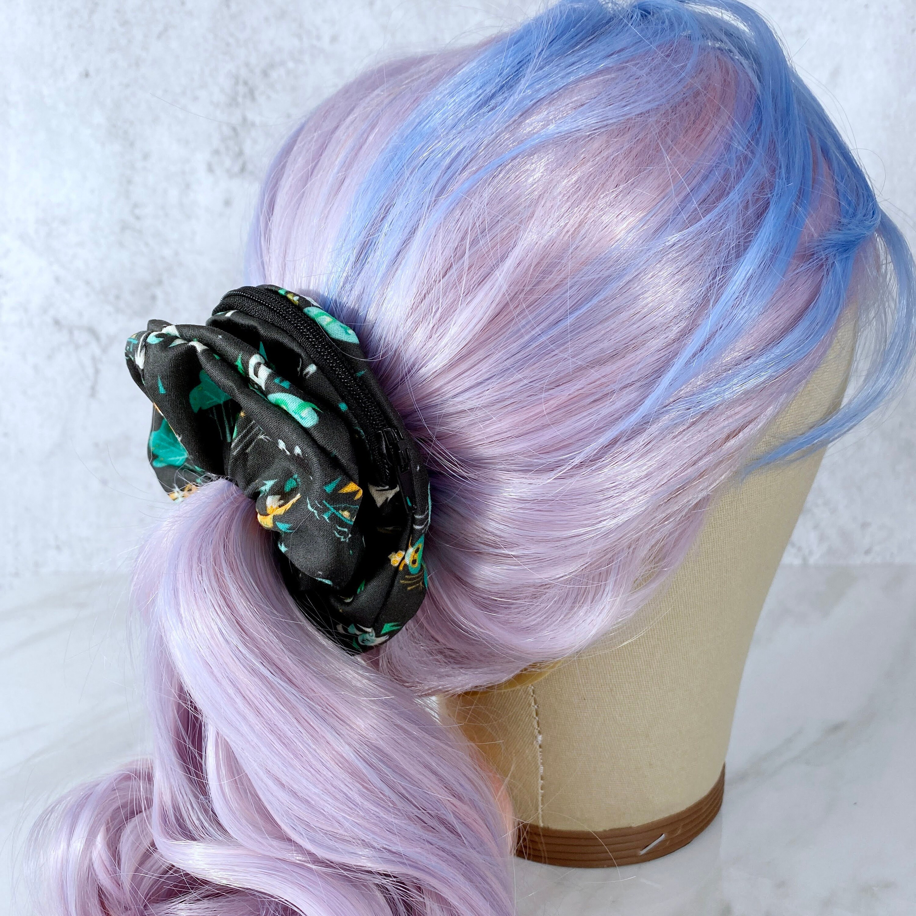 Zipper Mimic Scrunchie, Cryptid, Big Foot, Mothman, Yeti, Nessie, Dnd ...