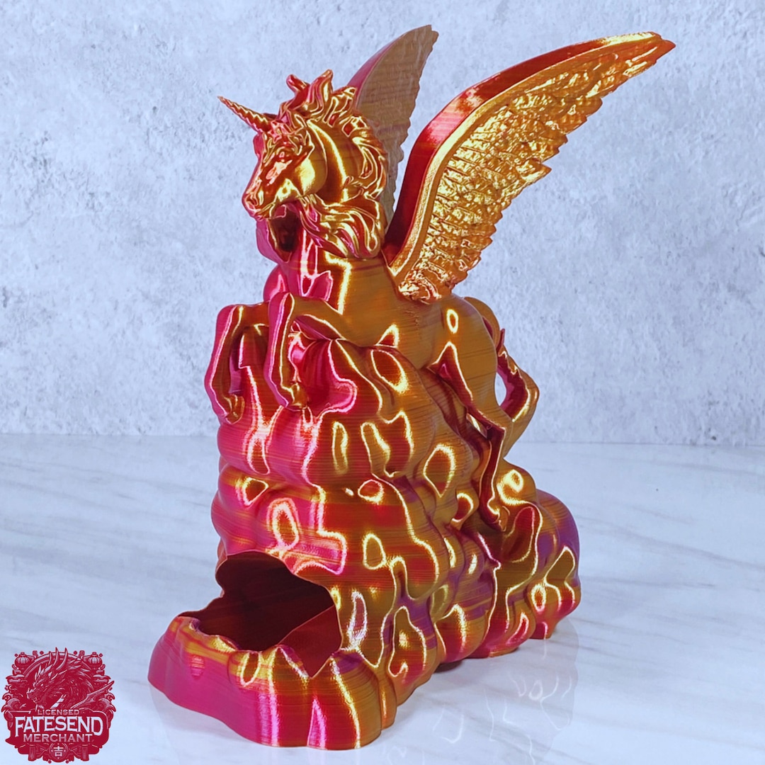 Winged Unicorn Dice Tower, Alicorn, Pegasus, Pegacorn, Fates End, 3D ...