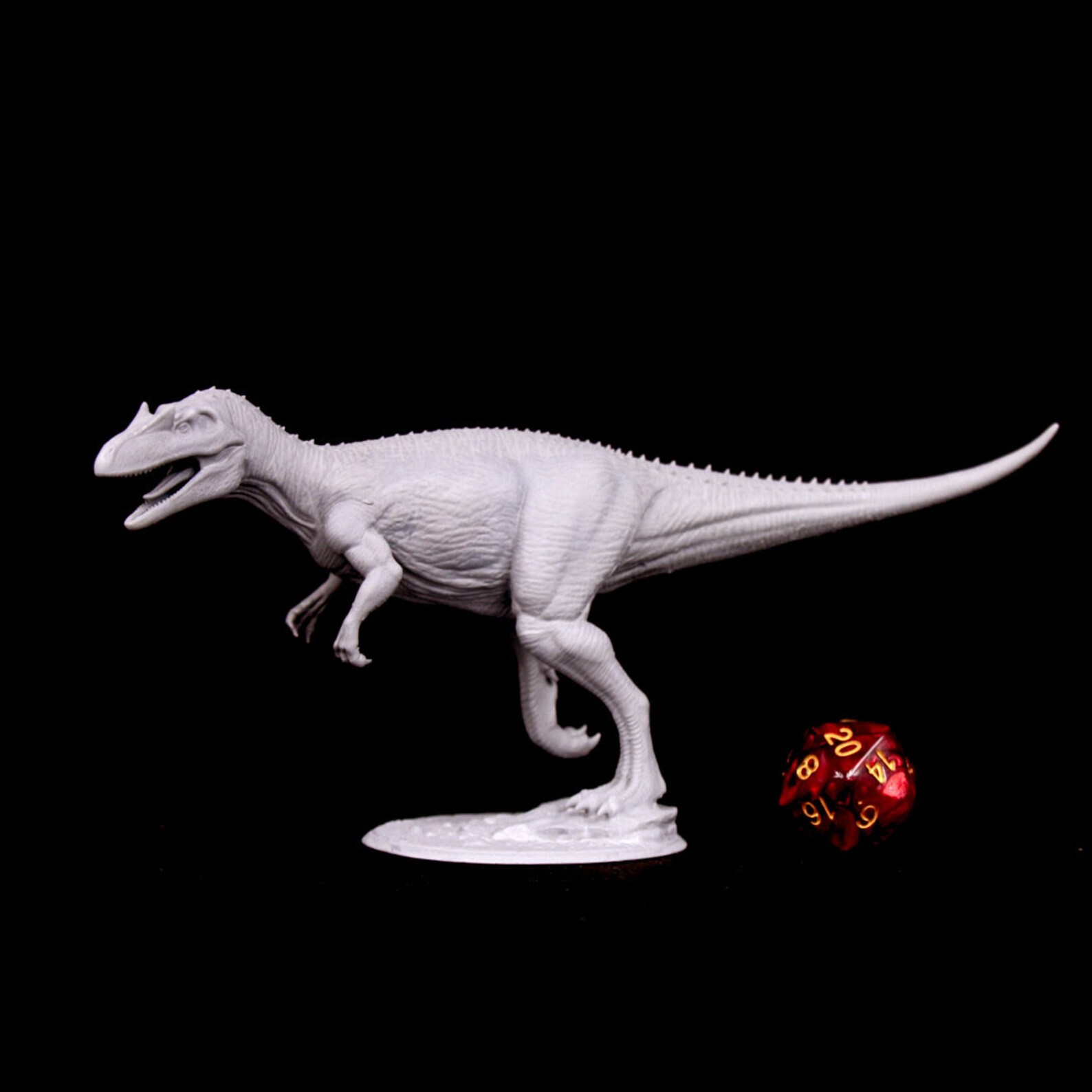 Allosaurus, Optional Riders, Jurassic Tribe, Dinosaur, Dnd, Resin ...