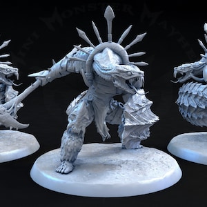 Yuan-ti Miniature, Snake Folk, Mini Monster Mayhem, Awaken Beast Within ...