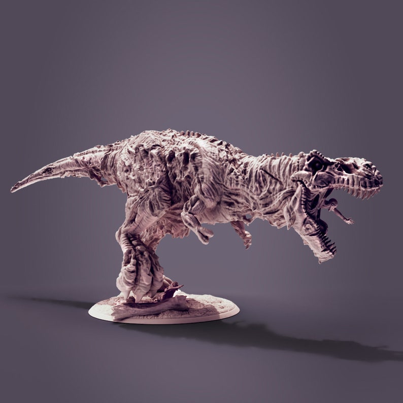 Zombie T-rex and Zombies, Jurassic Tribe, Tyrannosaurus Rex, Dinosaur ...