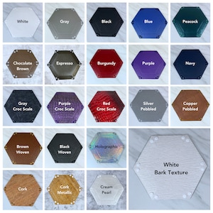 Large Dragon Scale Hexagon Snap Dice Tray, Collapsible Dungeons Dragons ...