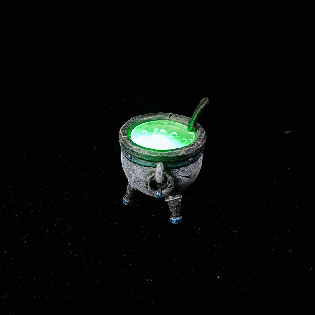 Caldron, LED Fantasy Miniatures, Light Effect, Dnd, TTRPG, Scatter ...