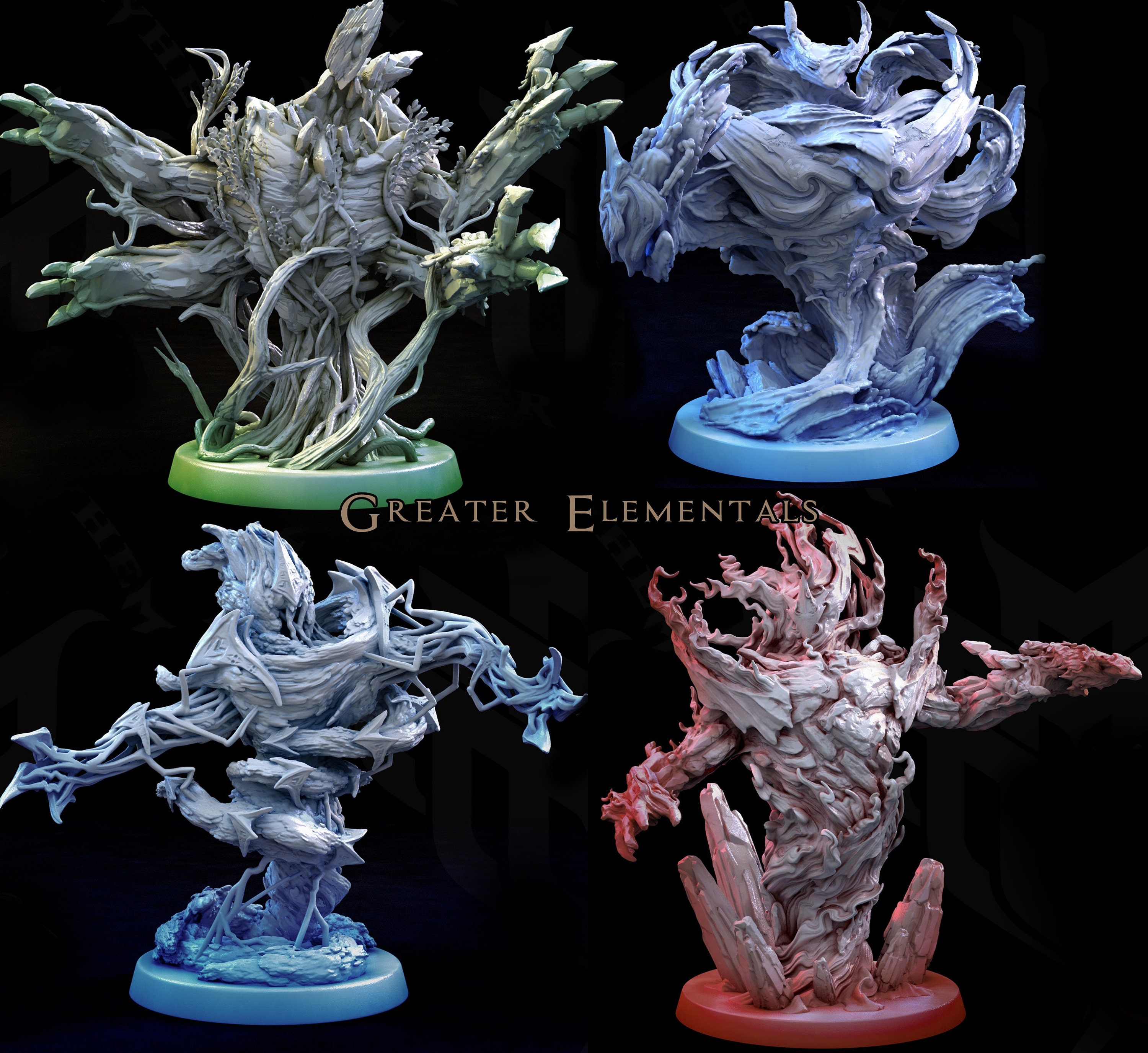 Water Elemental Miniature Mini Monster Mayhem Aspects of - Etsy UK