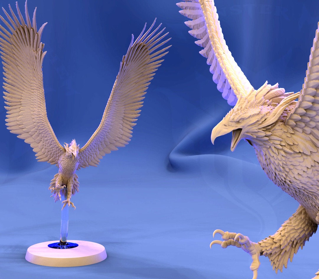 Cursed Roc Miniature, Huge Bird, Mini Monster Mayhem, TTRPG Mini, Dnd ...