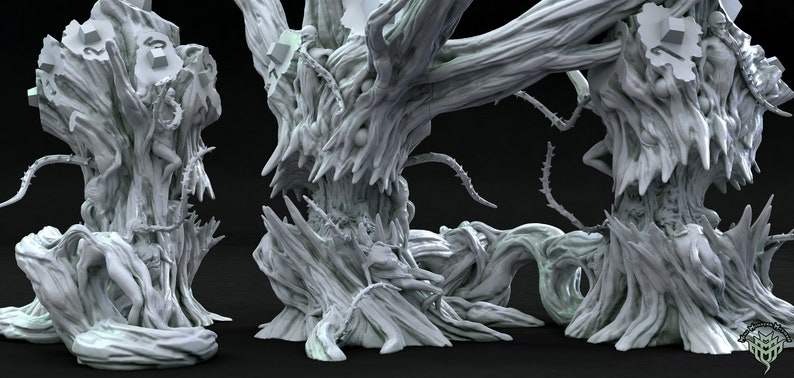 Terror Tree Miniature Mini Monster Mayhem Journey Into the - Etsy