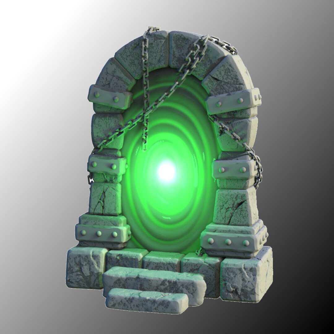 Magic Portal, LED Fantasy Miniatures, Light Effect, Dnd, TTRPG, Scatter ...