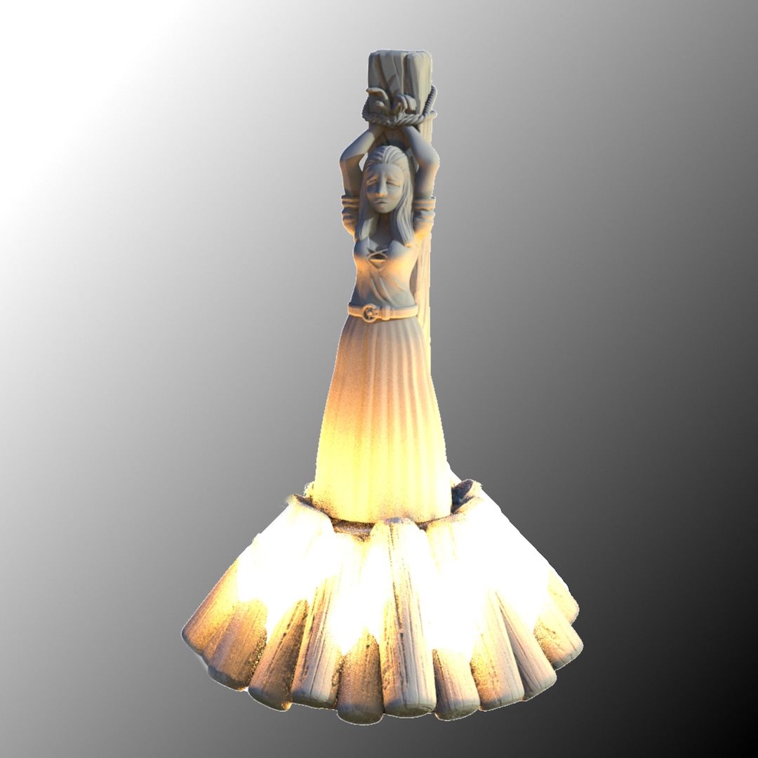 Burning Stake LED Fantasy Miniatures, Light Effect, Dnd, TTRPG, Scatter ...