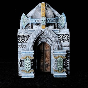 Dwarven Gate, LED Fantasy Miniatures, Light Effect, Dnd, TTRPG, Scatter ...