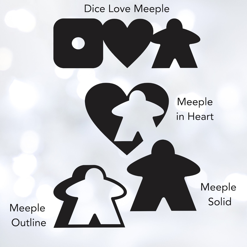Meeple Love Custom Water Bottle, 32oz Insulated, Board Game, Tabletop ...