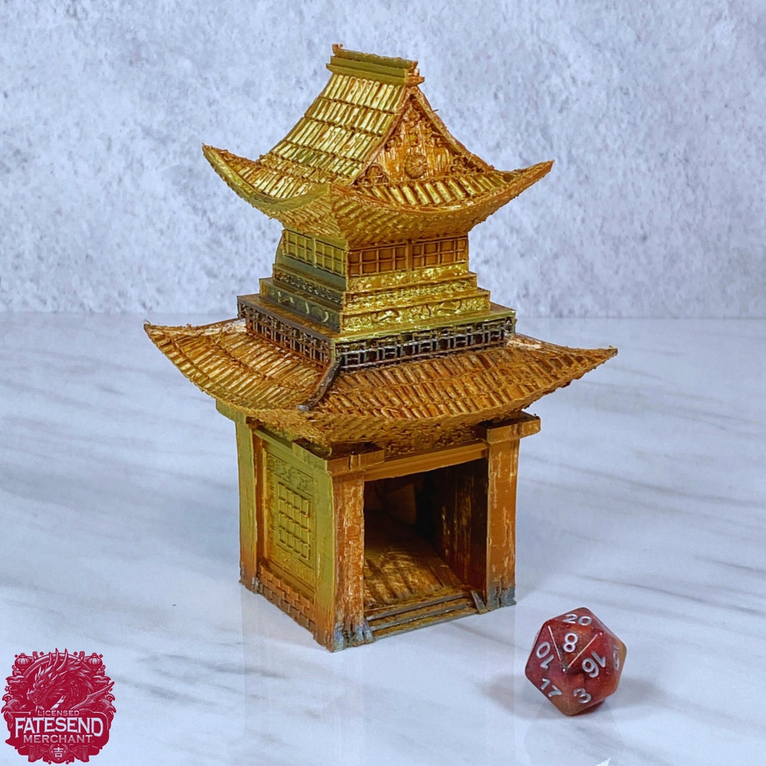 Shogun Dice Tower, Fates End, 3D Printed RPG Gift, for Dnd Pathfinder ...