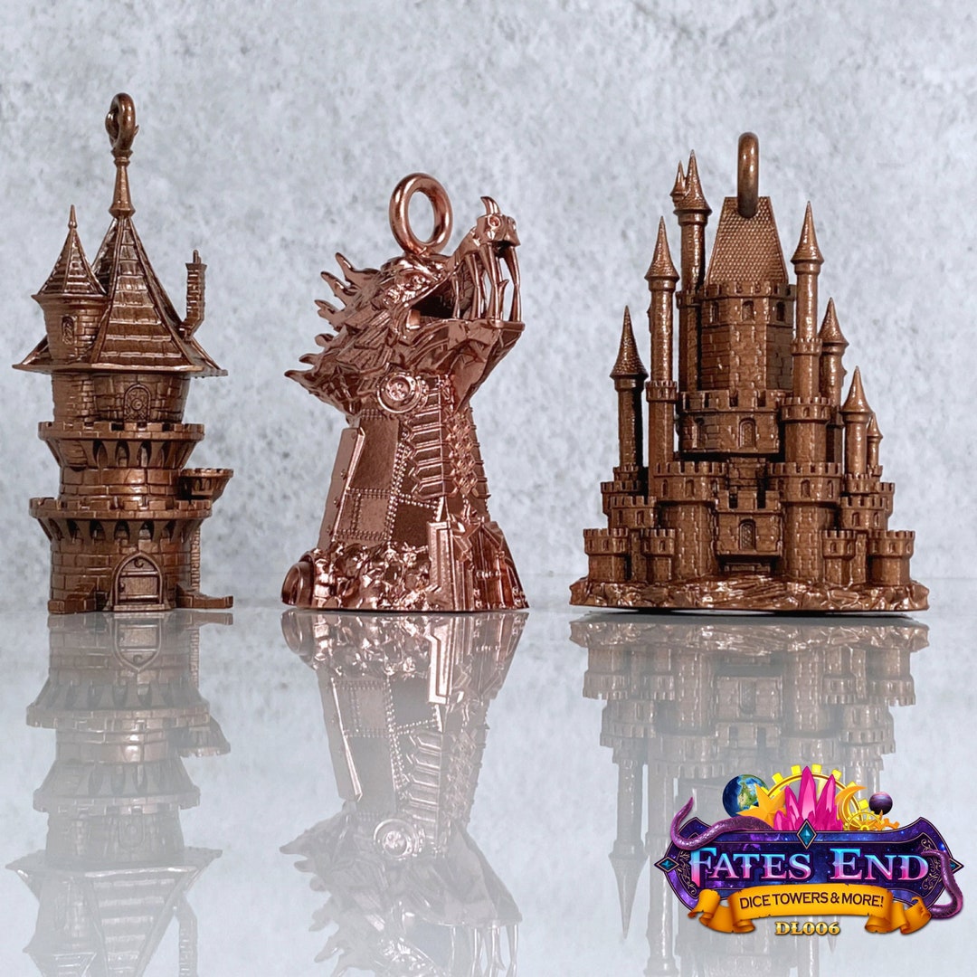 Wizard Tower Mimic Castle Ornaments, Clockwork Steampunk, Princess, Dnd ...