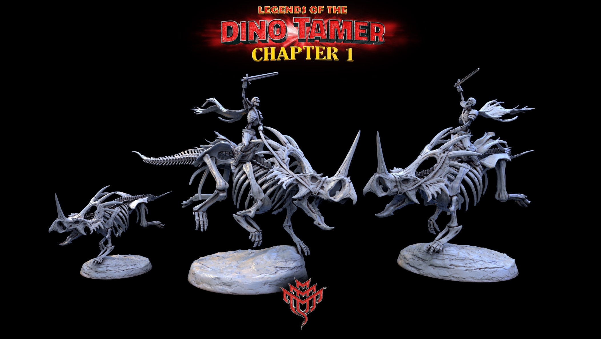 Styracosaurus Undead Skeleton Morty Necratops Dino Tamer 1 - Etsy
