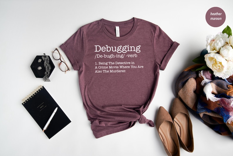 Debugging Definition T-shirt: Coder Gift, Computer Science Tee - Etsy