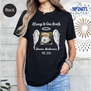 Custom Photo Memorial Shirt: Personalized Remembrance Gift Tee - Etsy