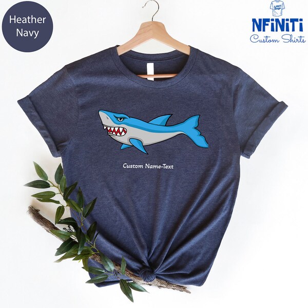 Shark Shirt - Etsy