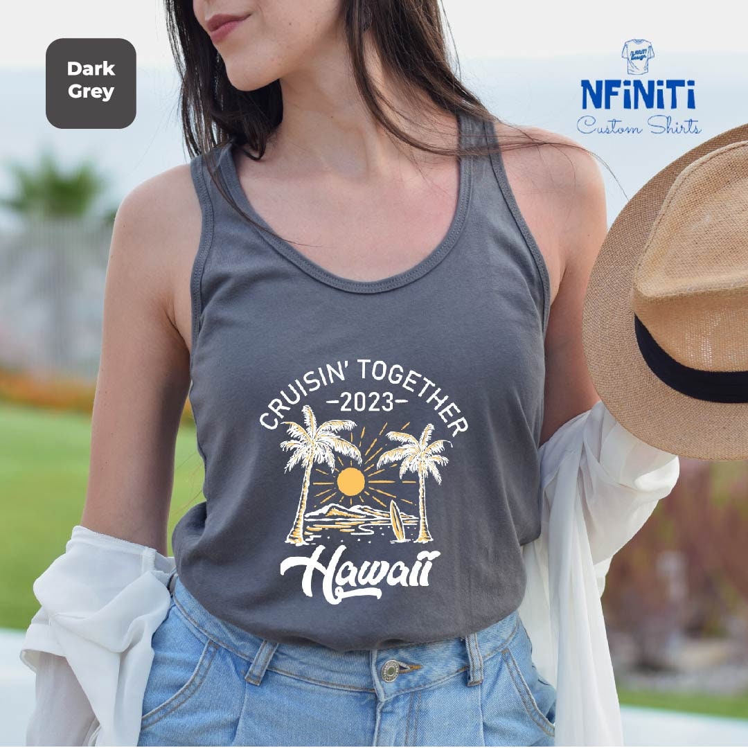 Hawaii Cruise Tank Top, Family Cruise Racerback, Vacation Tank Top ...