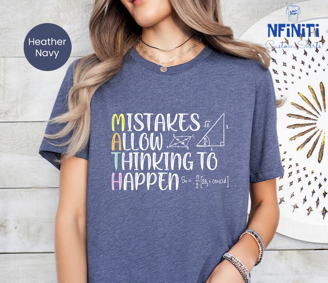 Math Shirt for Women, Women Math Teacher Gift, Math Shirt, Geometry ...