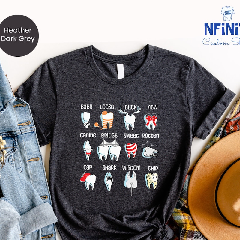 Tooth Shirt - Etsy