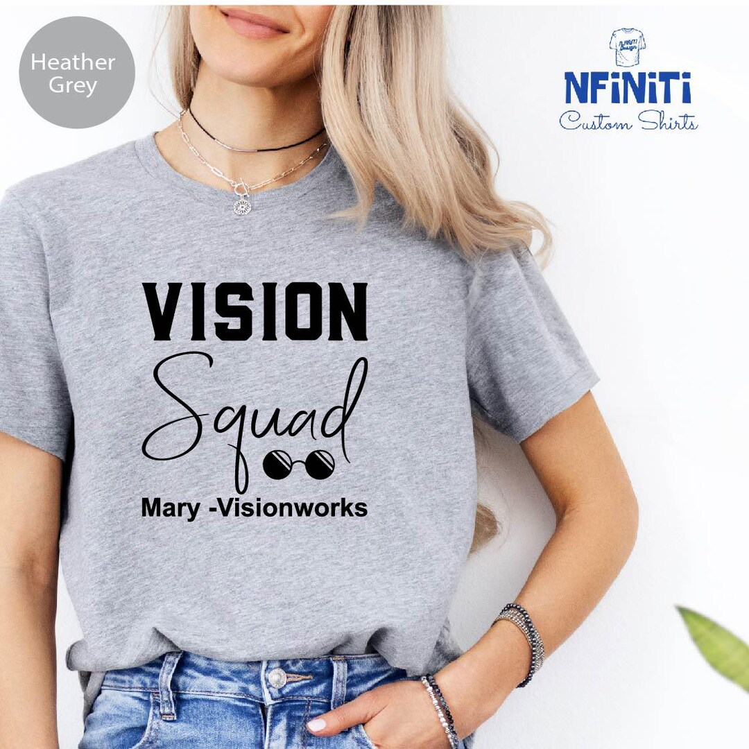 Optometry Squad Shirts With Sayings, Vision Tshirt, Ophthalmologist Tee ...