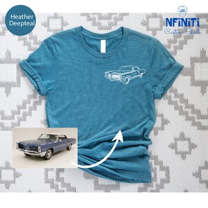 Custom Car Shirt, Personalized Car Photo Print Shirt, Customized Car ...