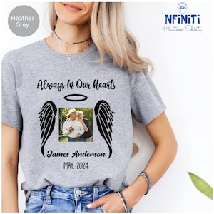 Custom Photo Memorial Shirt: Personalized Remembrance Gift Tee - Etsy