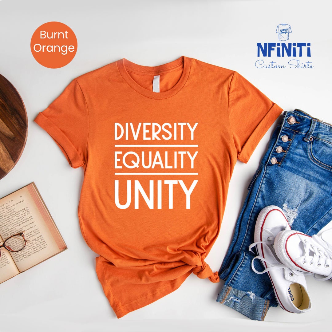 Diversity Equality Unity Shirt: Empowered Women, Equal Rights - Etsy