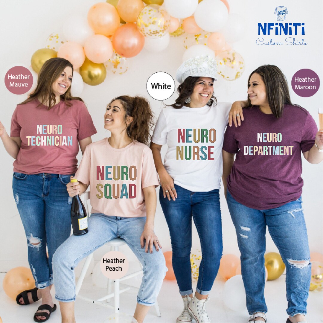 Custom Neuro Squad Shirt, Neurology Nurse Gift - Etsy