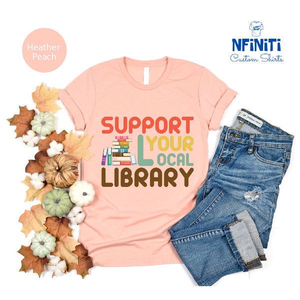 Library Shirt - Etsy