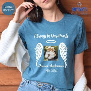 Custom Photo Memorial Shirt: Personalized Remembrance Gift Tee - Etsy